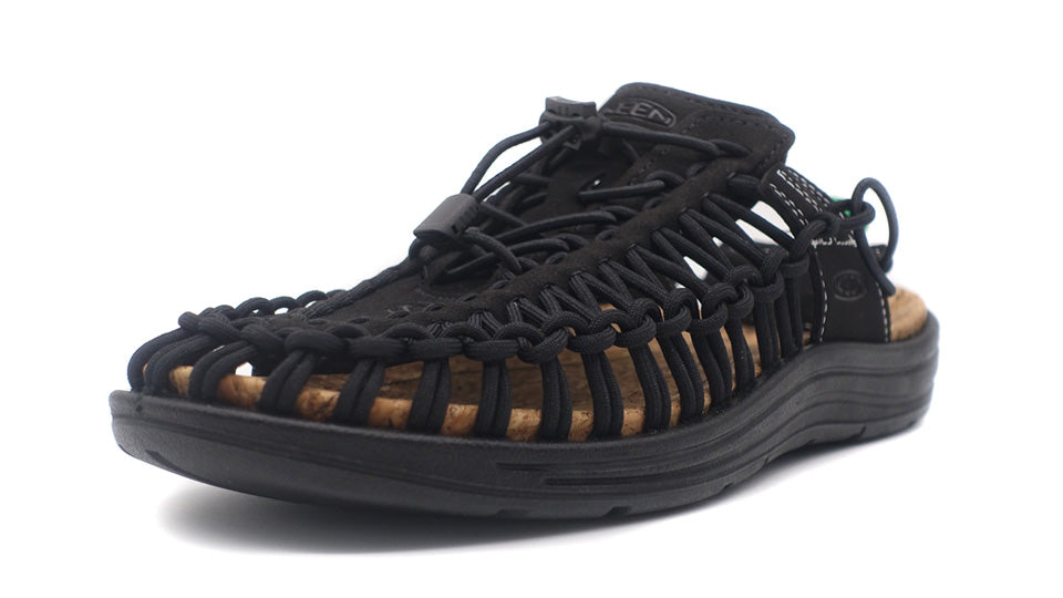 KEEN UNEEK II CONVERTIBLE X BLACK/JOLLY GREEN – mita sneakers