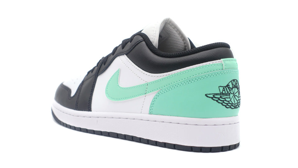 JORDAN BRAND AIR JORDAN 1 LOW "MICHAEL JORDAN" WHITE/BLACK/GREEN GLOW ...
