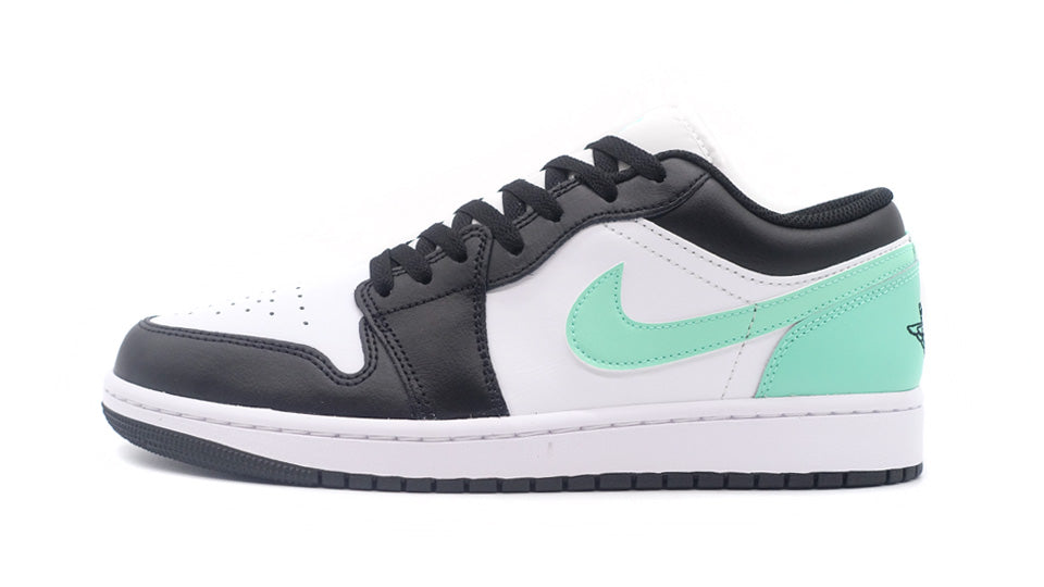 JORDAN BRAND AIR JORDAN 1 LOW "MICHAEL JORDAN" WHITE/BLACK/GREEN GLOW ...
