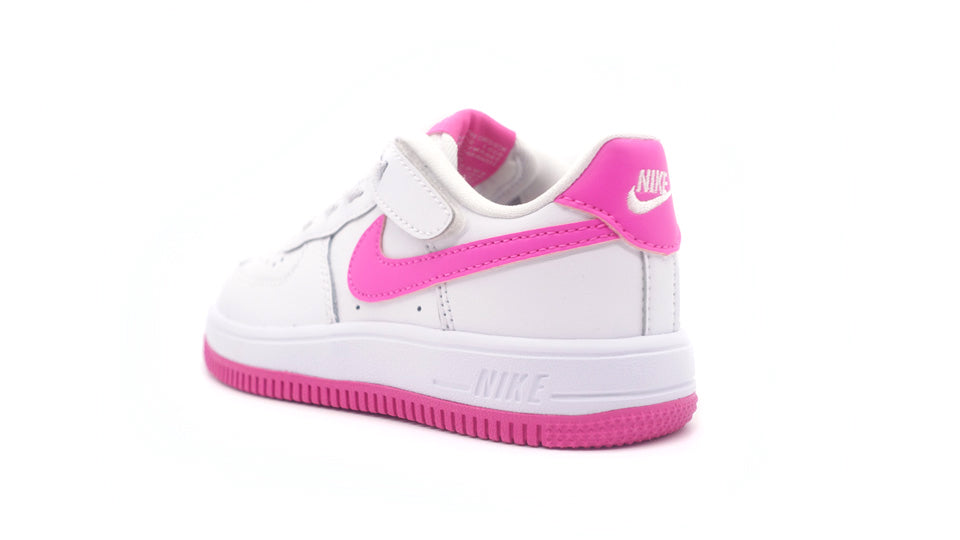 NIKE FORCE 1 LOW EASYON PS WHITE/LASER FUCHSIA – mita sneakers