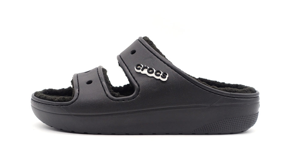 crocs CLASSIC COZZZY SANDAL BLACK/BLACK – mita sneakers