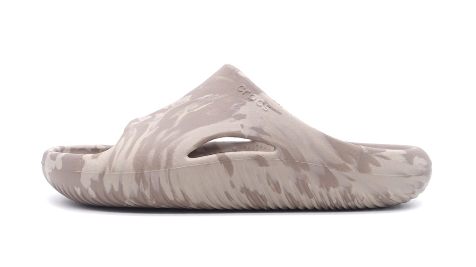 crocs MELLOW MARBLED RECOVERY SLIDE MUSHROOM/COBBLESTONE – mita sneakers