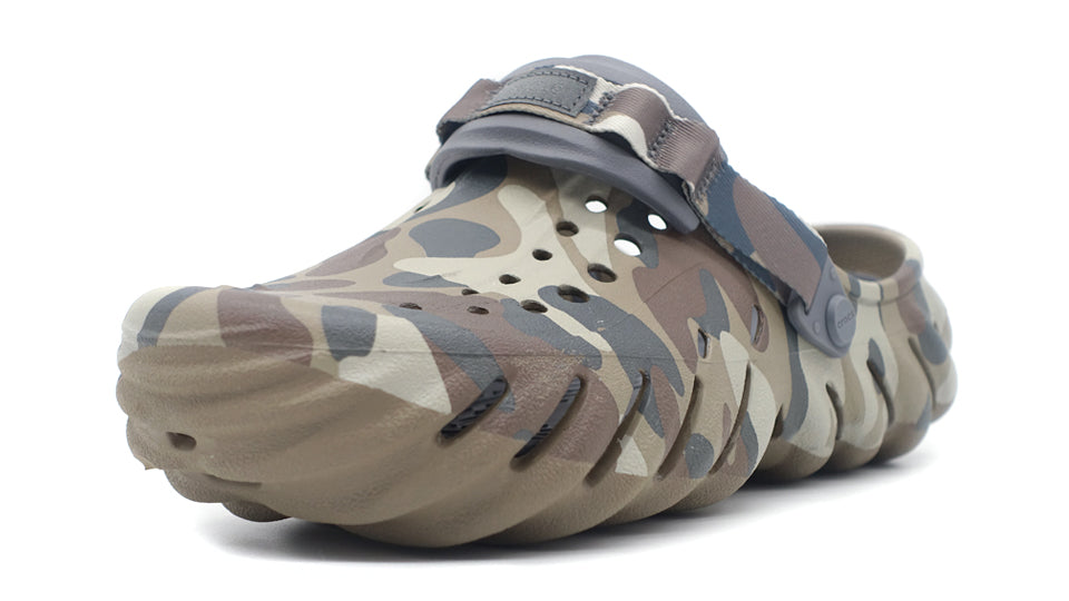 crocs ECHO CAMO REDUX CLOG CHARCOAL – mita sneakers