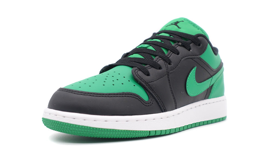 JORDAN BRAND AIR JORDAN 1 LOW GS "LUCKY GREEN" "MICHAEL JORDAN" BLACK ...