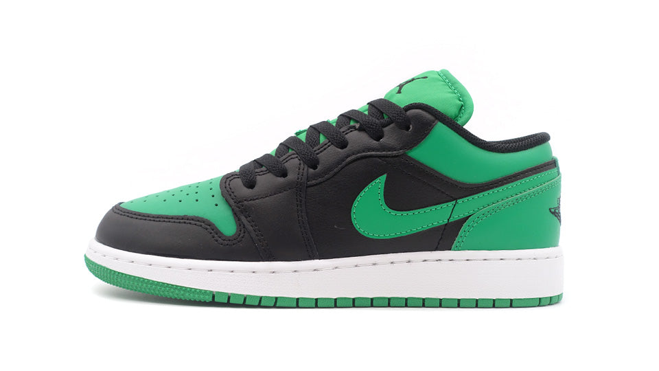 JORDAN BRAND AIR JORDAN 1 LOW GS "LUCKY GREEN" "MICHAEL JORDAN" BLACK ...