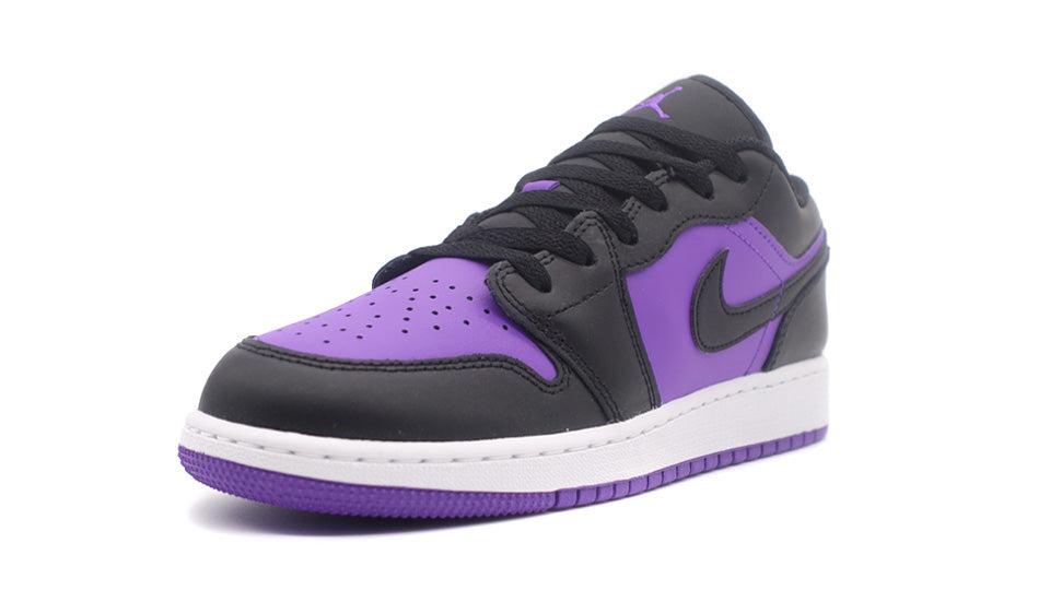 JORDAN BRAND AIR JORDAN 1 LOW GS "MICHAEL JORDAN" PURPLE VENOM/BLACK/W ...