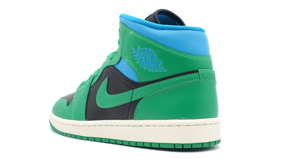 JORDAN BRAND (WMNS) AIR JORDAN 1 MID "LUCKY GREEN" "MICHAEL JORDAN" BL ...