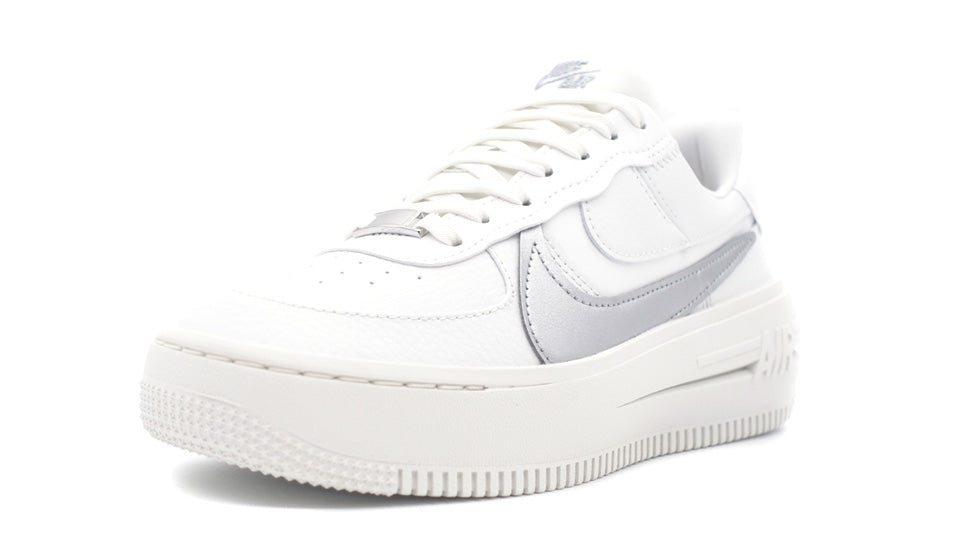 NIKE (WMNS) AIR FORCE 1 PLT.AF.ORM SUMMIT WHITE/METALLIC SILVER/SAIL ...