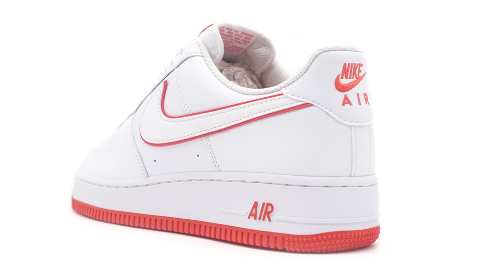 NIKE AIR FORCE 1 '07 WHITE/WHITE/PICANTE RED – mita sneakers