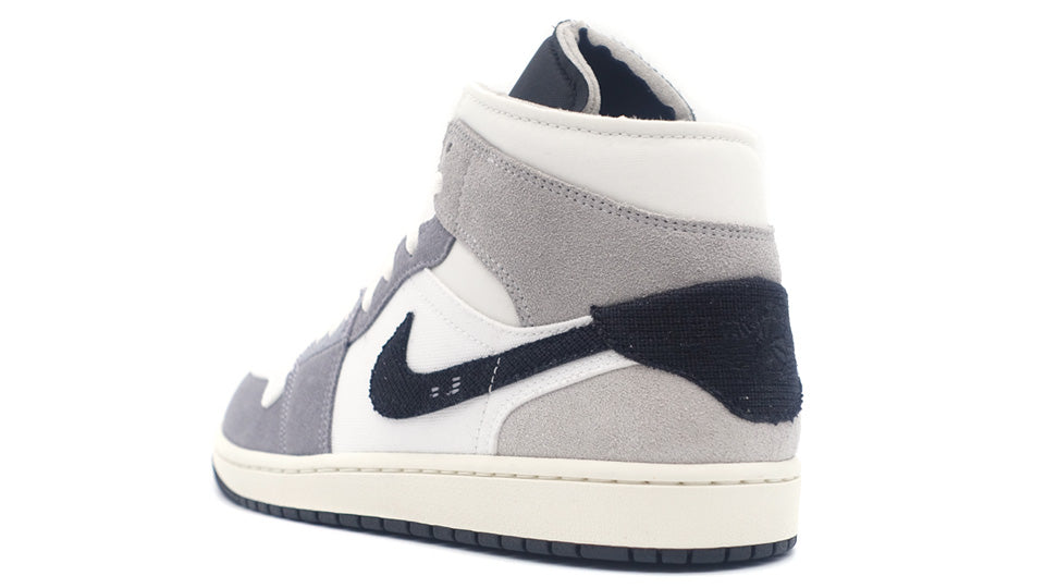 JORDAN BRAND AIR JORDAN 1 MID SE CRAFT "MICHAEL JORDAN" CEMENT GREY/BL ...