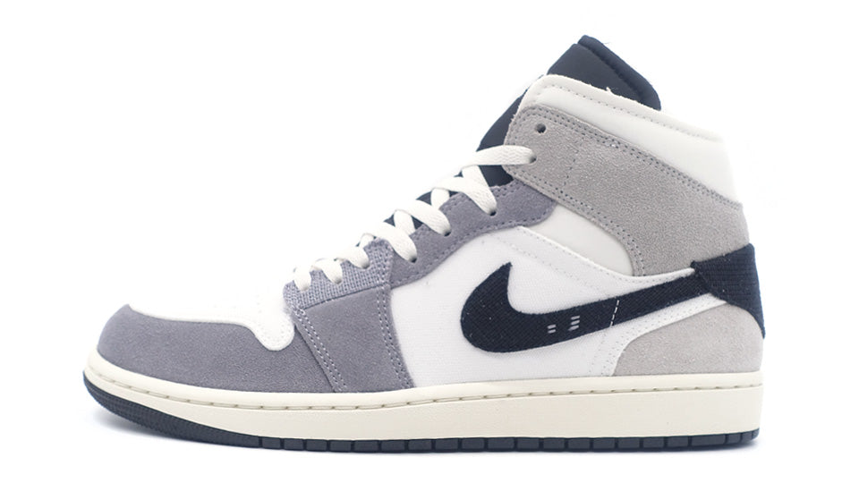 JORDAN BRAND AIR JORDAN 1 MID SE CRAFT "MICHAEL JORDAN" CEMENT GREY/BL ...