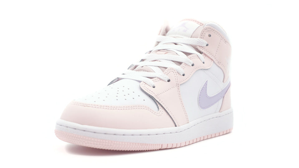JORDAN BRAND AIR JORDAN 1 MID GS "MICHAEL JORDAN" PINK WASH/VIOLET FRO ...