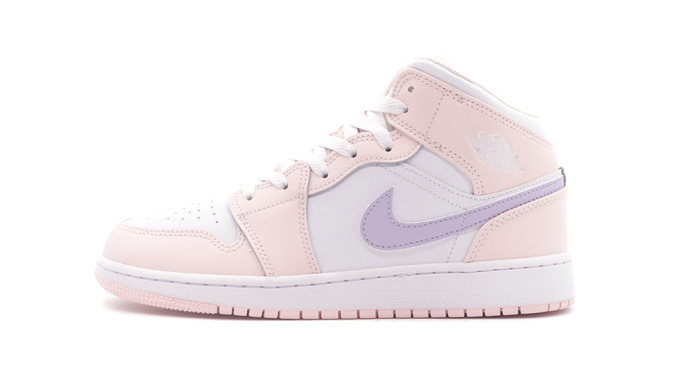 JORDAN BRAND AIR JORDAN 1 MID GS "MICHAEL JORDAN" PINK WASH/VIOLET FRO ...