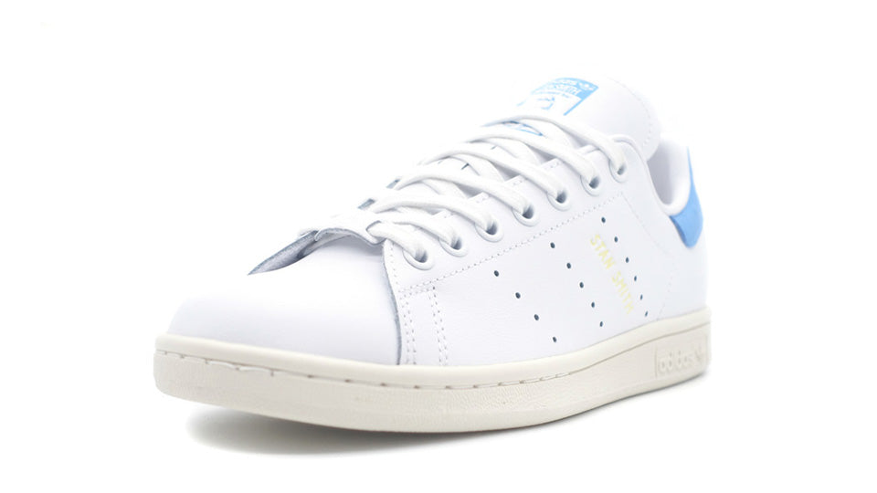 adidas STAN SMITH W "STAN SMITH" FTWR WHITE/SEMI BLUE BURST/ALMOST YEL ...