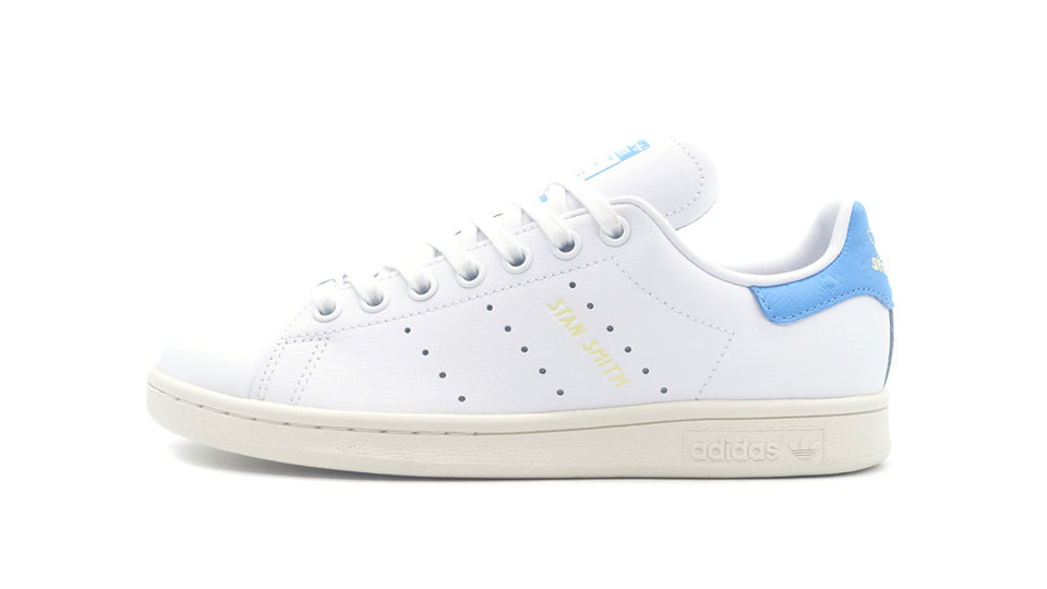 adidas STAN SMITH W "STAN SMITH" FTWR WHITE/SEMI BLUE BURST/ALMOST YEL ...