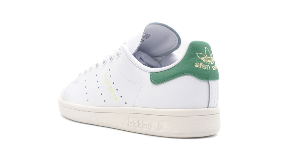 adidas STAN SMITH W "STAN SMITH" FTWR WHITE/PRELOVED GREEN/ALMOST YELL ...