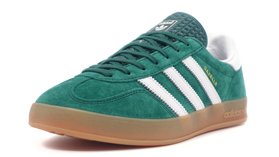 adidas GAZELLE INDOOR COLLEGE GREEN/FTWR WHITE/GUM – mita sneakers