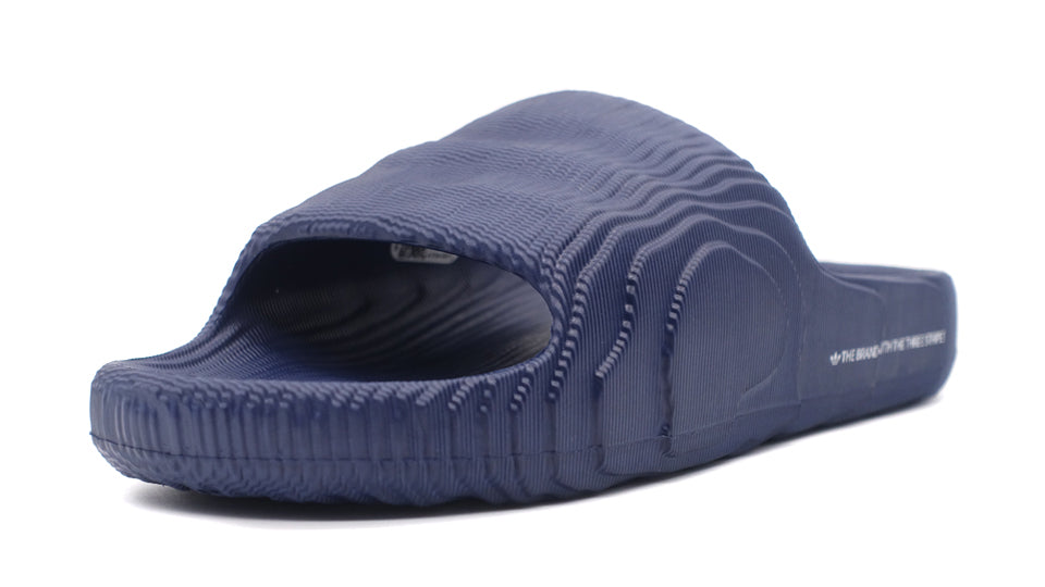 adidas ADILETTE 22 DARK BLUE/FTWR WHITE/DARK BLUE – mita sneakers